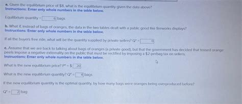 Solved Look At The Two Tables Below Which Show Chegg