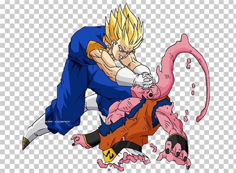Majin Buu Gohan Vegeta Goku Gotenks Png Clipart Art Cartoon Cell