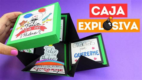 Caja Explosiva Para El D A Del Padre F Cil Manualidades Play