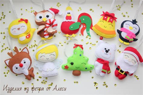 Enfeites De Natal Em Feltro Ver E Fazer