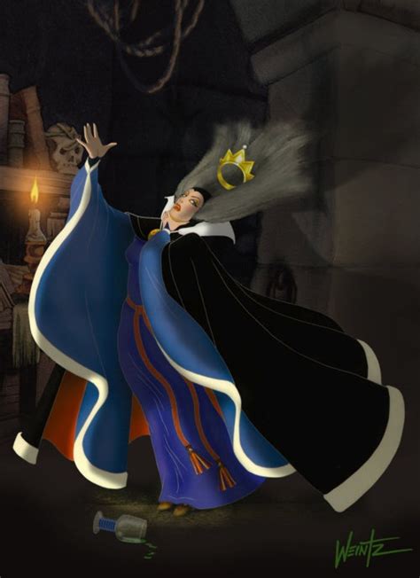 Evil Queen Grimhildeold Hag ~ Snow White And The Seven Dwarfs 1937 Disney Fan Art Evil
