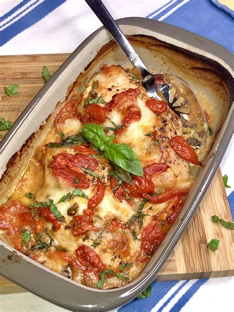 Baked Chicken Caprese Melt