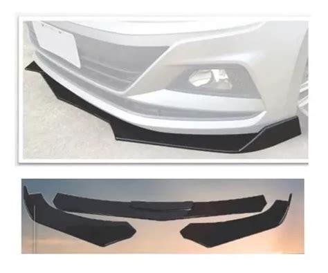 Front Lip Saia Spoiler Universal Tg Poli Black Piano Parcelamento Sem
