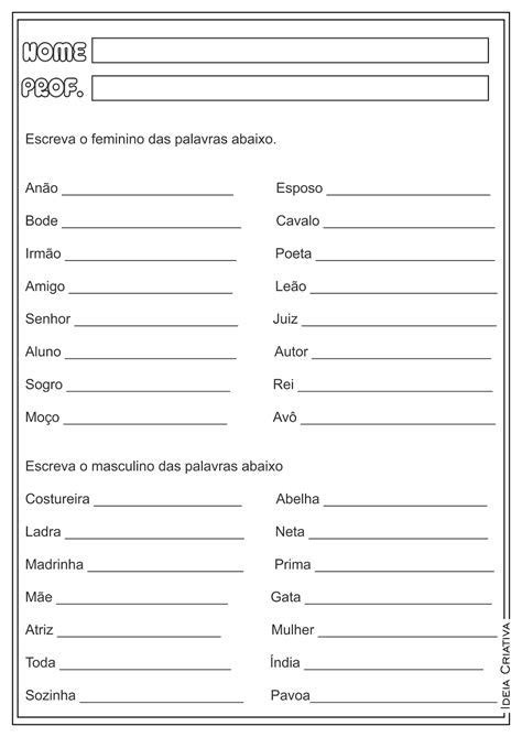 Atividades E Projetos Fundamental I Atividades Masculino E Feminino 900