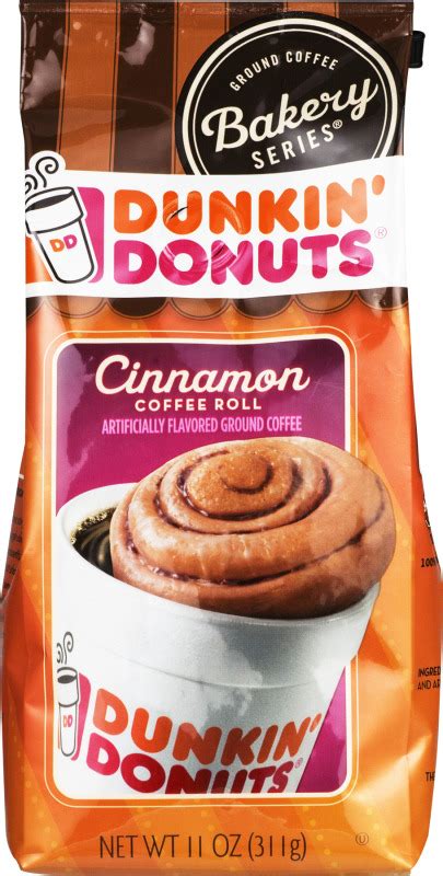 Dunkin Donuts Ground Coffee Bakery Series Cinnamon Coffee Roll Dunkin