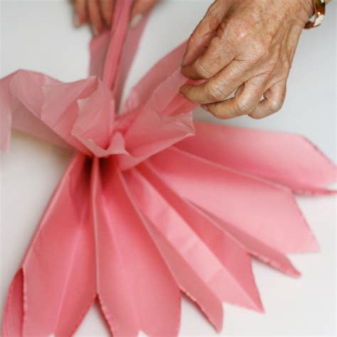 Rachelle Rachelle Tissue Paper Pom Pom Tutorial Tissue Paper Pom