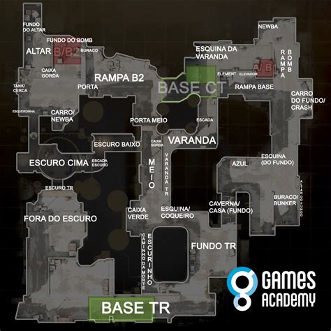 Saiba O Nome Das Posi Es Dos Principais Mapas De Counter Strike