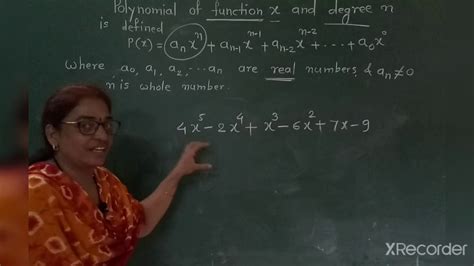 polynomial introduction class 9 youtube