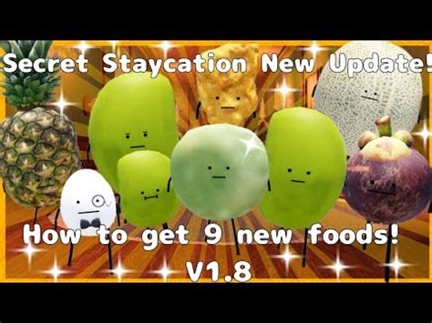 Roblox Secret Staycation How To Get All 9 New Foods From The New Update