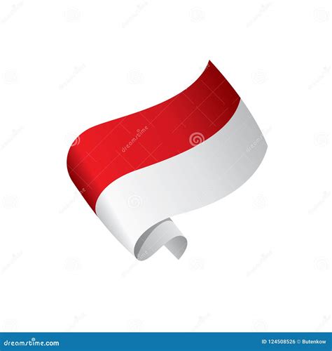 Bandera De Indonesia Ejemplo Del Vector Ilustraci N Del Vector