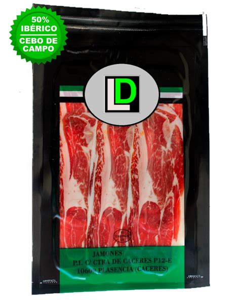 Paleta de cebo de campo loncheada 50 Raza ibérica en nuestra tienda