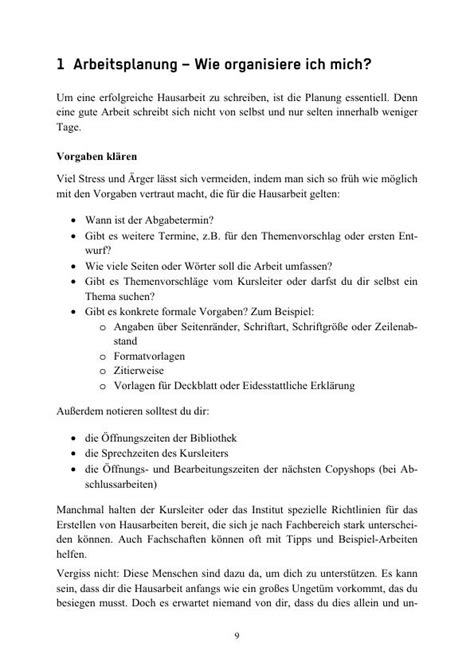 Wie schreibe ich eine Hausarbeit Schritt für Schritt von der