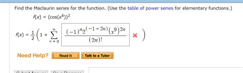 solved find the maclaurin series for the function use the