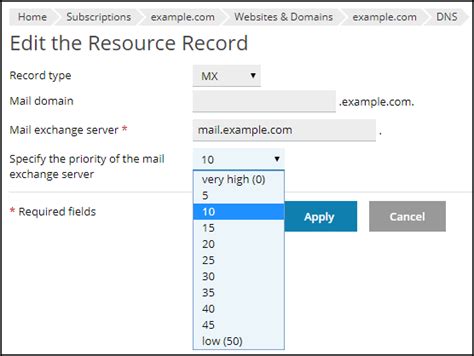 Domain Mx Record Configuration In Plesk Qualispace Knowledge Base