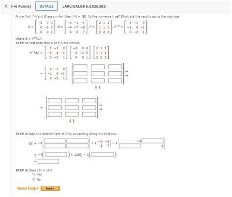 solved 6 16 points] details larlinalg8 6 4 026 sbs 4 1