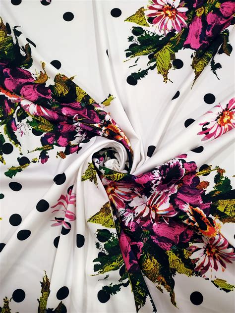 Tela Crep Estampado Mod 59428 Tejidos Laura