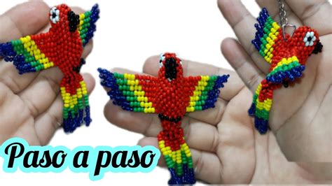 Como Hacer Guacamayo Loro Con Mostacillas YouTube