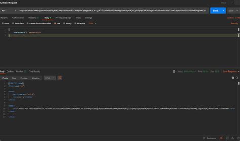 Node Js Cannot Update Password And Put In Postman Stack Overflow
