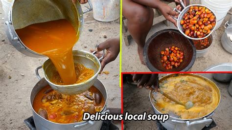 How To Make Ghana S Greatest Soup Palmnut Soup Reciepe Abenkwan