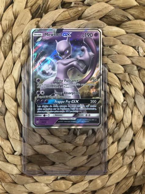 CARTE POKÉMON MEWTWO GX 39 73 Soleil Lune SL3 5 Légendes Brillantes
