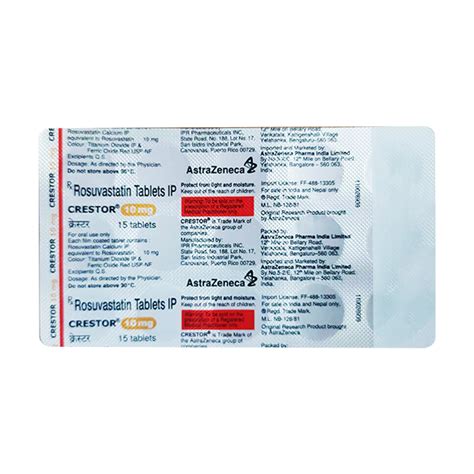 Crestor Mg Tablet S Price Uses Side Effects Netmeds