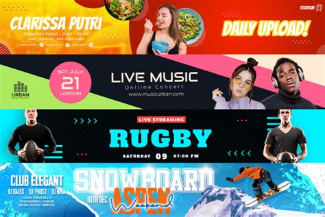 Design An Eye Catching Youtube Banner And Logo By Saimanoreen Fiverr