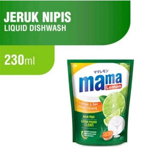 Jual Mama Lemon Sabun Cuci Piring Refill 230ml Shopee Indonesia