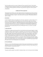 Nurse Practitioner Collaborative Agreement Template Tutore Org