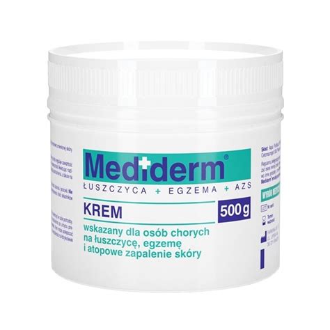Mediderm krem 500 g Egzema łuszczyca atopowe zapalenie skóry