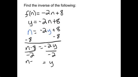 inverse functions 5 youtube