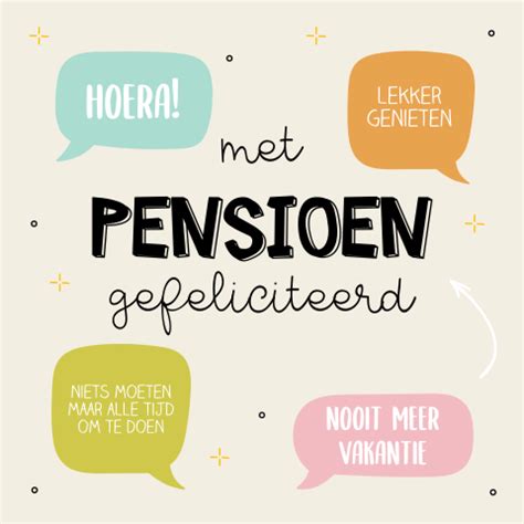 Pensioen Wenskaart Met Oude Man En Grappige Tekst