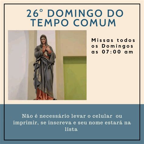 26º Domingo do Tempo Comum em Feira de Santana 2024 Sympla