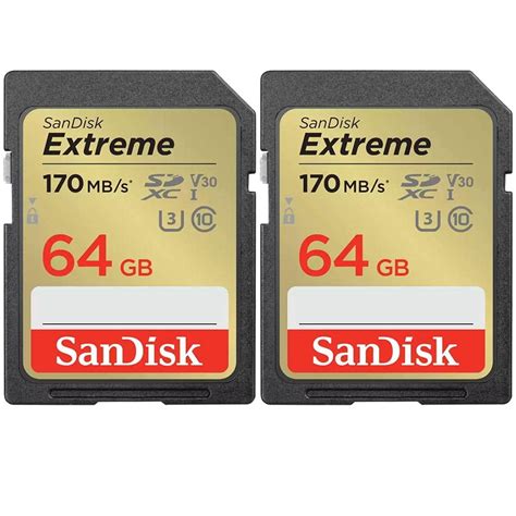Sandisk Extreme Sdxc Memory Card Gb Uhs I Sdsdxv G Ancin