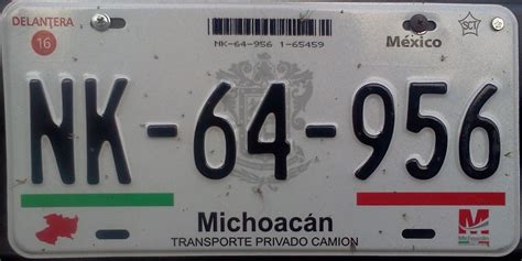 Placas de Autos de México y otras COS 999 AS 2013