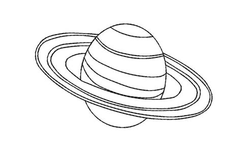 31 Desenhos Do Planeta Saturno Para Imprimir E Colorir Pintar