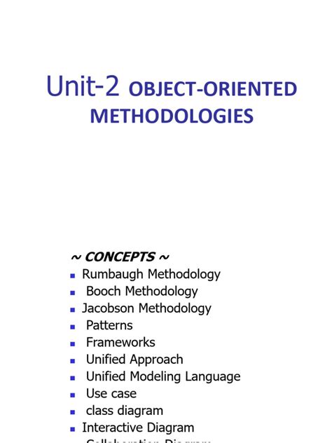 ooad methodology and uml pdf unified modeling language use case
