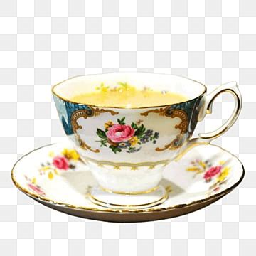 Vintage Tea Cup Clip Art Png