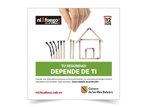 Campaña prevención de incendios 2016 IllaAgencia Publicidad Mallorca