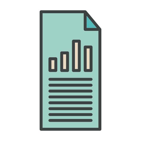 Statistical Analysis Generic Color Lineal Color Icon