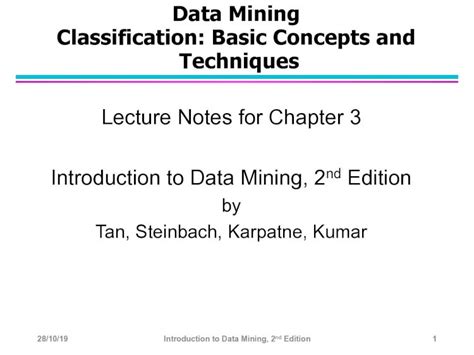 Pdf Data Mining Classification Basic Concepts And Techniquesdidawiki