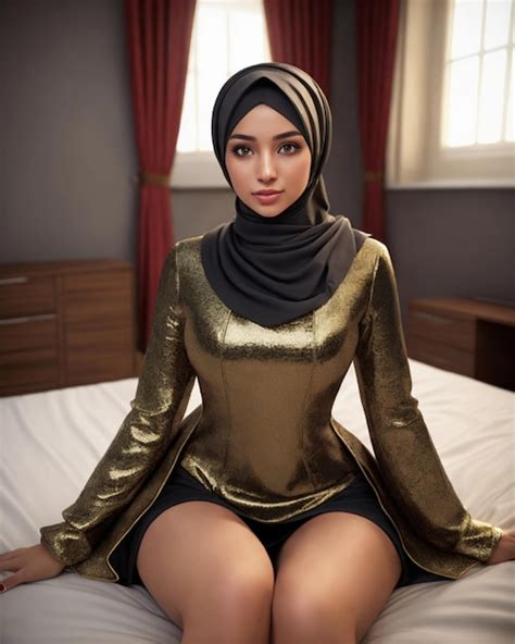 Portrait Dune Belle Femme Sexy Portant Le Hijab Photo Premium