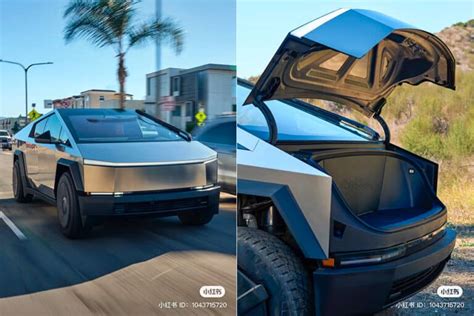Photos Of The Interior Of A Production Tesla Cybertruck Leaked Online