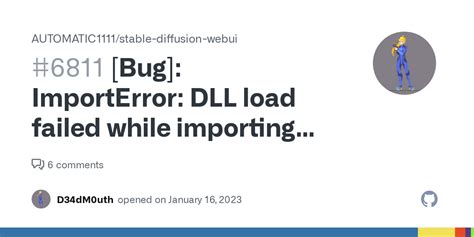 Bug Importerror Dll Load Failed While Importing Ufuncs Is Not