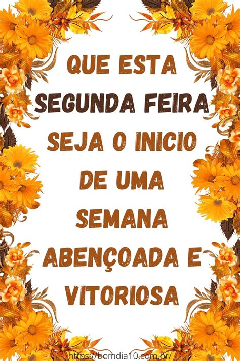 Mensagens De Feliz Segunda Feira E Boa Semana FDPLEARN