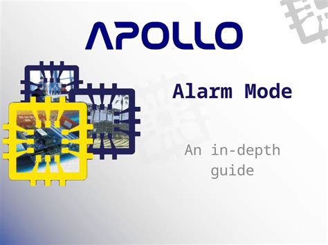 Pptx Alarm Mode An In Depth Guide Overview Main Module For Loading