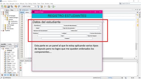 crear un formulario en java actualizado octubre 2023