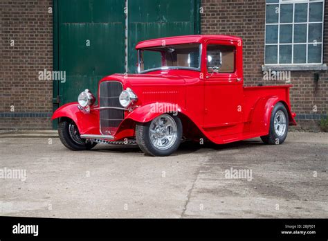 Ford Model B Pickup Truck Based Hot Rod Stock Photo Alamy