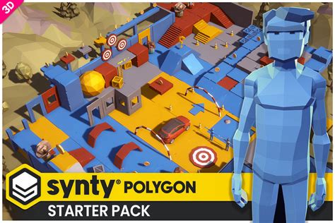 Starter Pack Synty Polygon Stylized Low Poly 3d Art Tutorial Projects Unity Asset Store