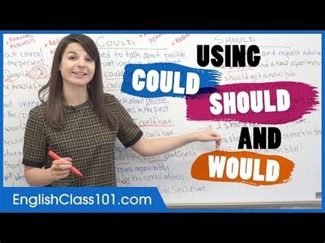 Correct Use Of Could Should And Would Modal Verbs In English Grammar