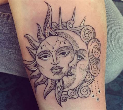 Amazing Sun And Moon Tattoo Designs For The Couples Tattoo Me Now